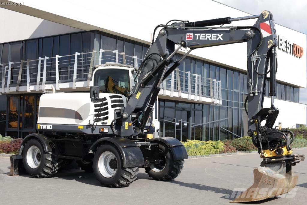 Terex Schaeff TW110, 2016, Wyszków, mazowieckie, 폴란드 - 익숙한 휠 굴삭기 ...