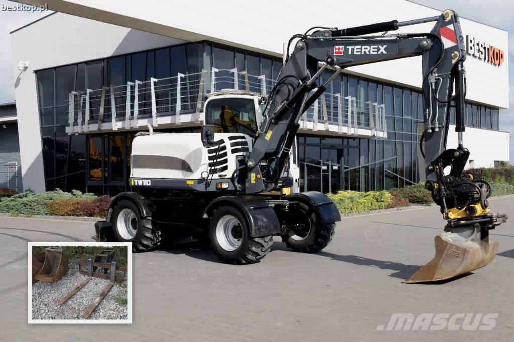 Terex Schaeff TW110, 2016, Wyszków, mazowieckie, 폴란드 - 익숙한 휠 굴삭기 ...